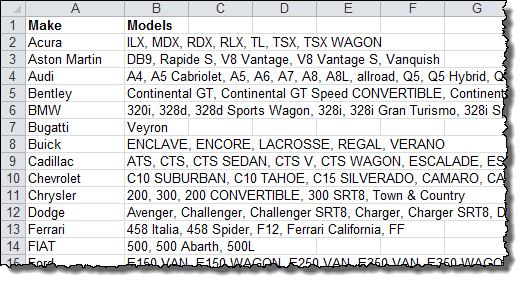Excel Multiple Rows Into One Row